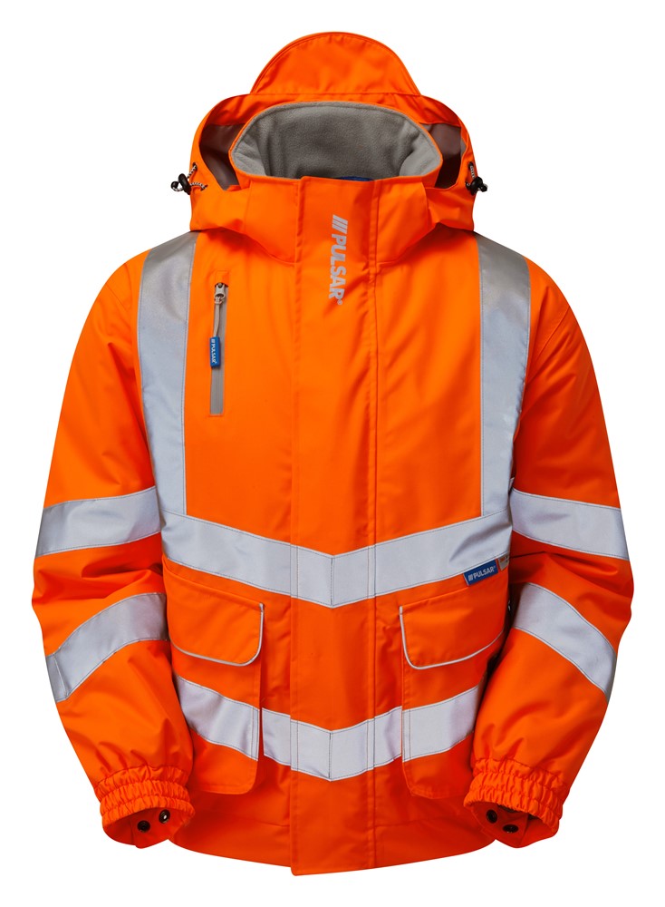 First Response Site Services. PULSAR® Rail Spec Padded Bomber Jacket-Orange