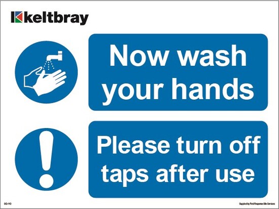 First Response Site Services. Now wash your hands / Please turn off the ...