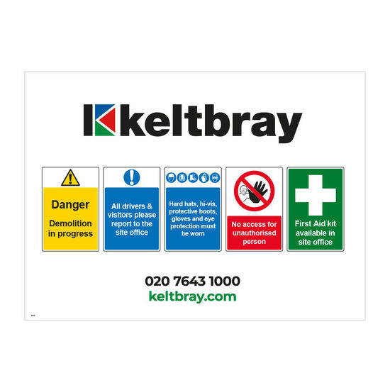 First Response Site Services. Keltbray - Piling in progress 1200mm X 900mm